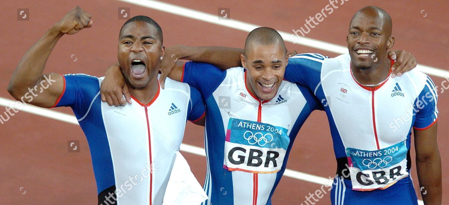 British Sprinters Jason Gardener Darren Campbell Editorial Stock Photo ...