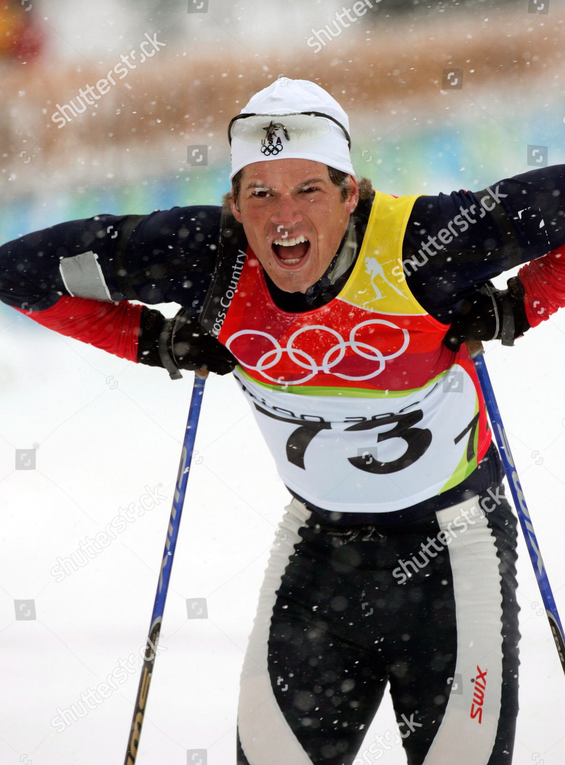 Kris Freeman Usa After Crossing Finish Editorial Stock Photo - Stock ...