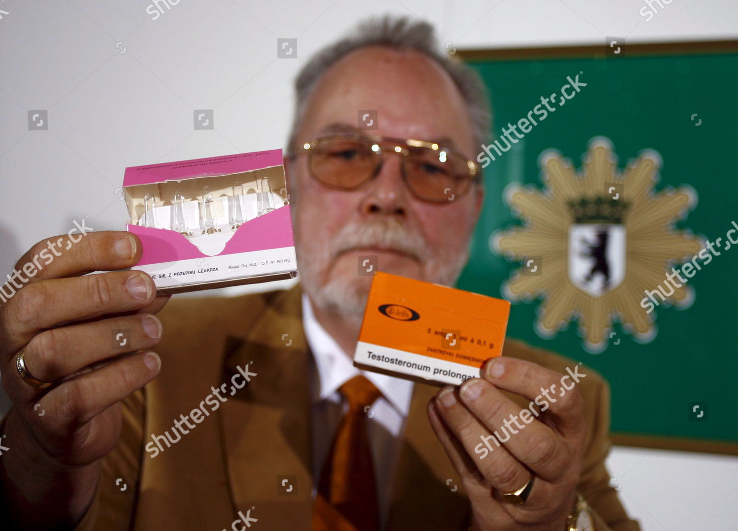 German Police Officer Uwe Schmidt Shows Editorial Stock Photo - Stock ...