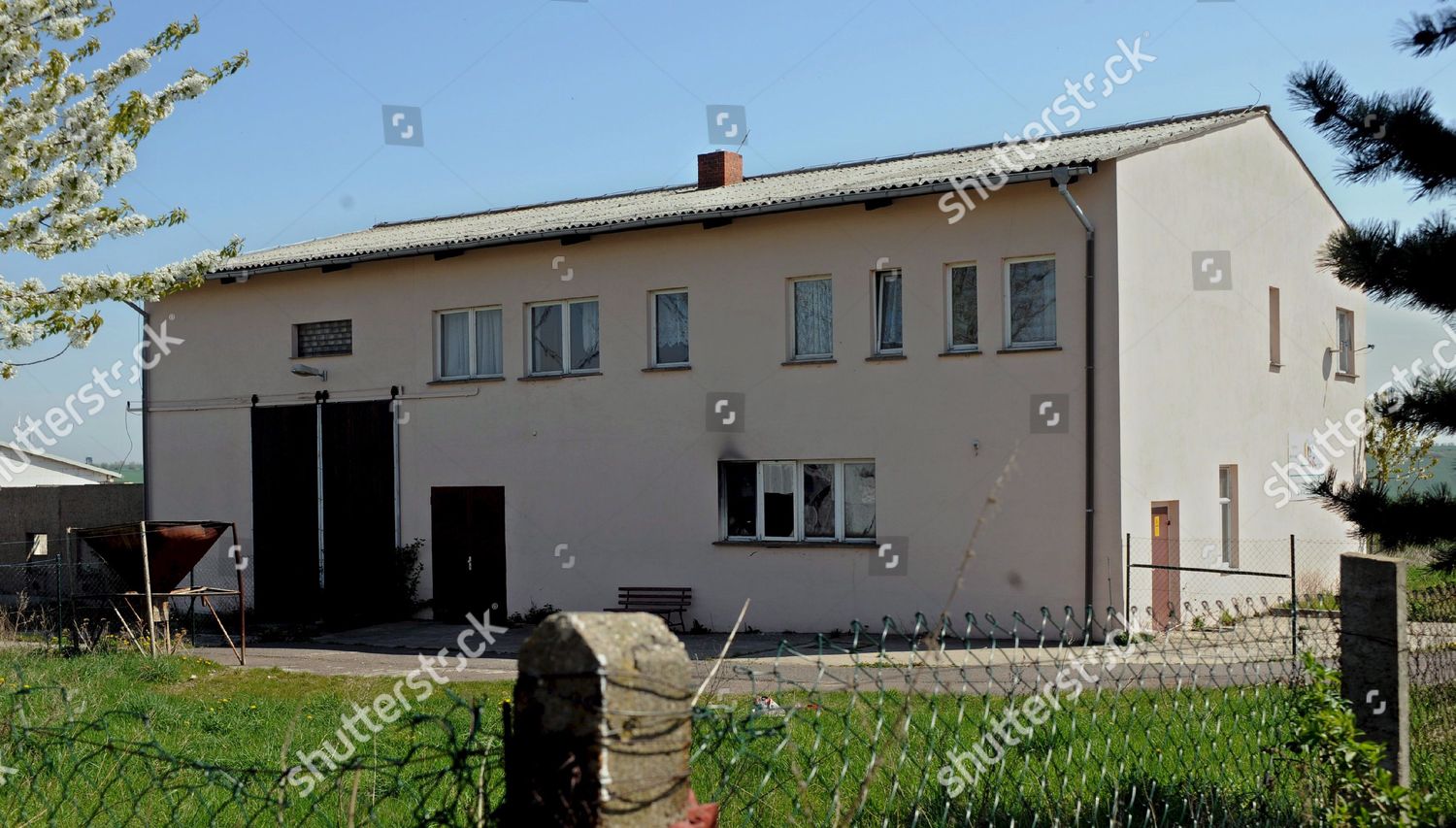 Scorch Marks Surround Windows Building Farmers Editorial Stock Photo ...