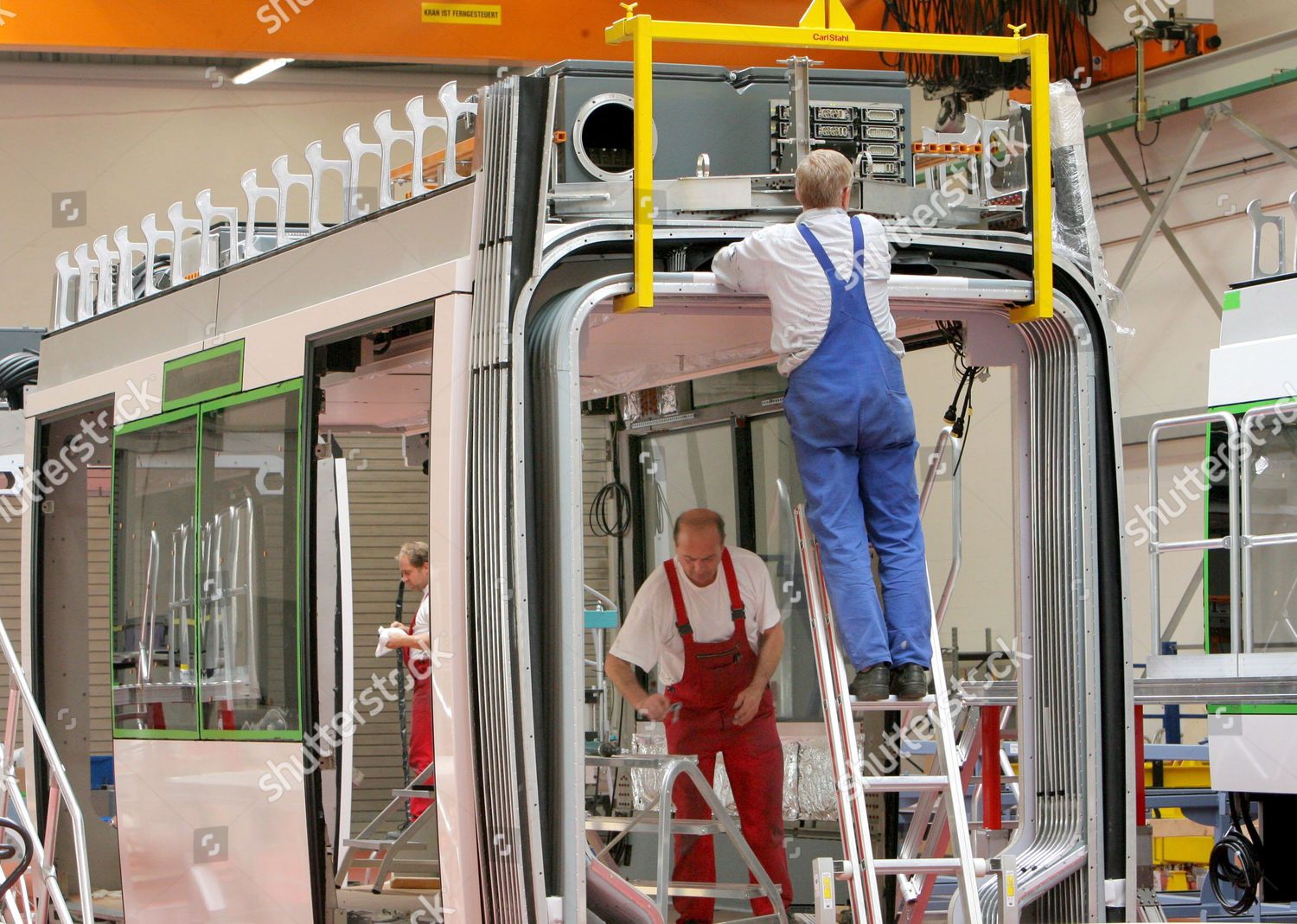 Employees Bombardier Company Work On Tram Editorial Stock Photo - Stock ...