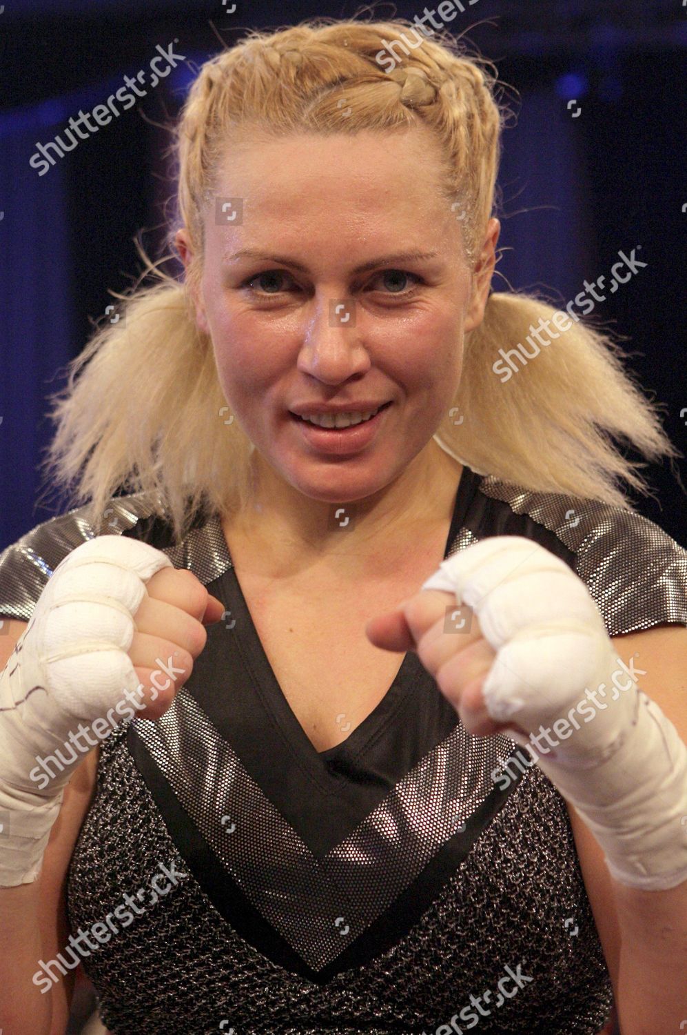 Russian Boxer Natascha Ragosina Poses After Editorial Stock Photo ...