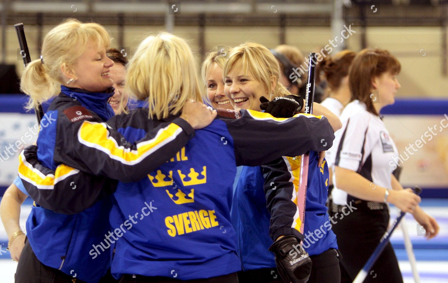 Swedish Women Curling Team Members Anette Editorial Stock Photo - Stock ...