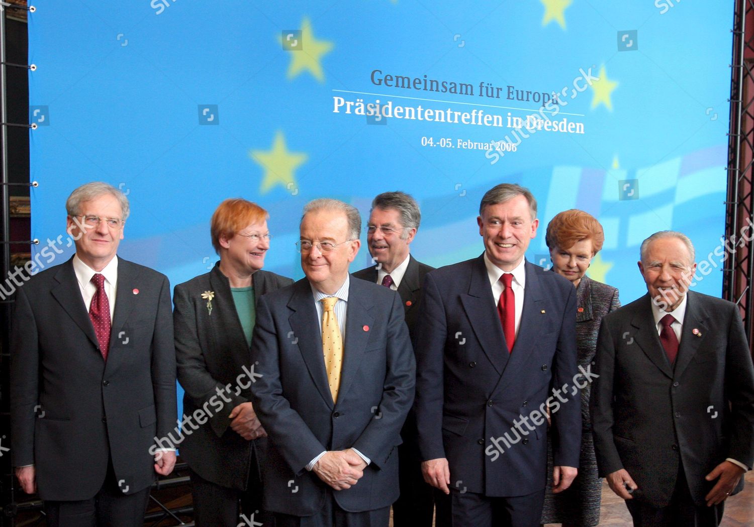 Seven State Presidents Stand Together Group Editorial Stock Photo ...