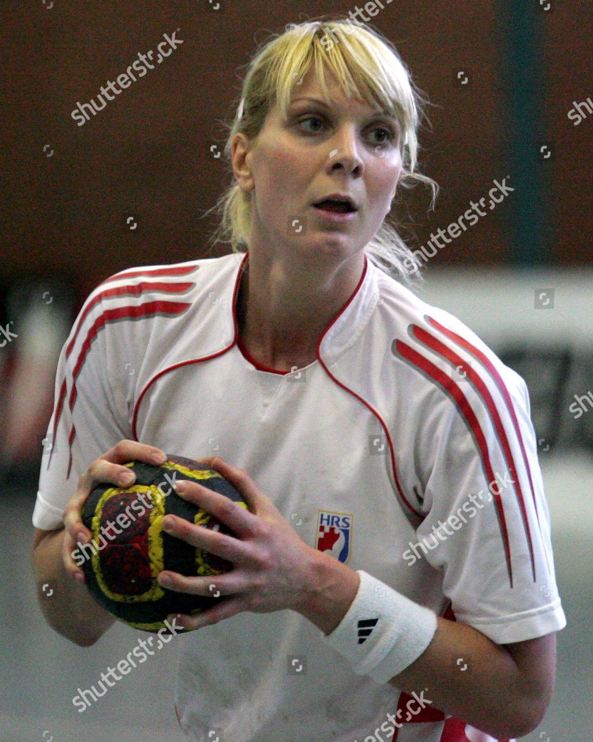 Croatian Maida Arslanagic Shown Action During Editorial Stock Photo ...