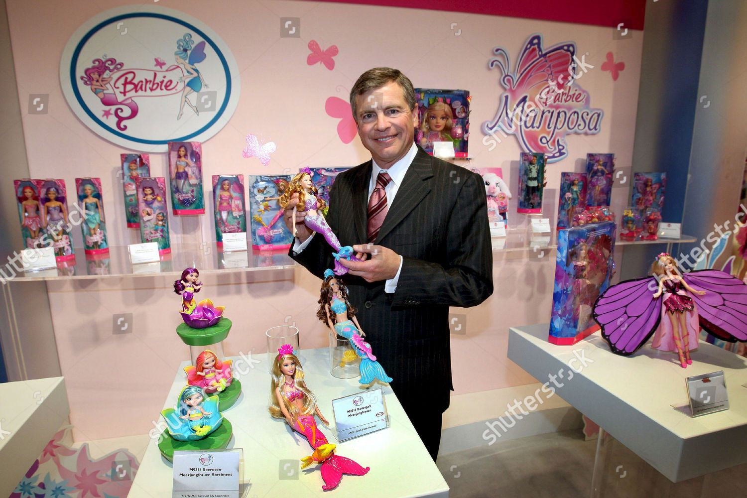 Robert Eckert Ceo Mattel Poses Doll Editorial Stock Photo - Stock Image ...