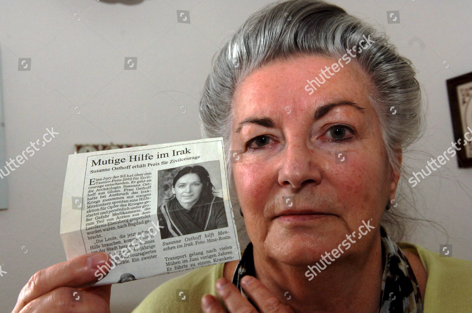 Ingrid Hala Mother Susanne Osthoff German Editorial Stock Photo - Stock ...