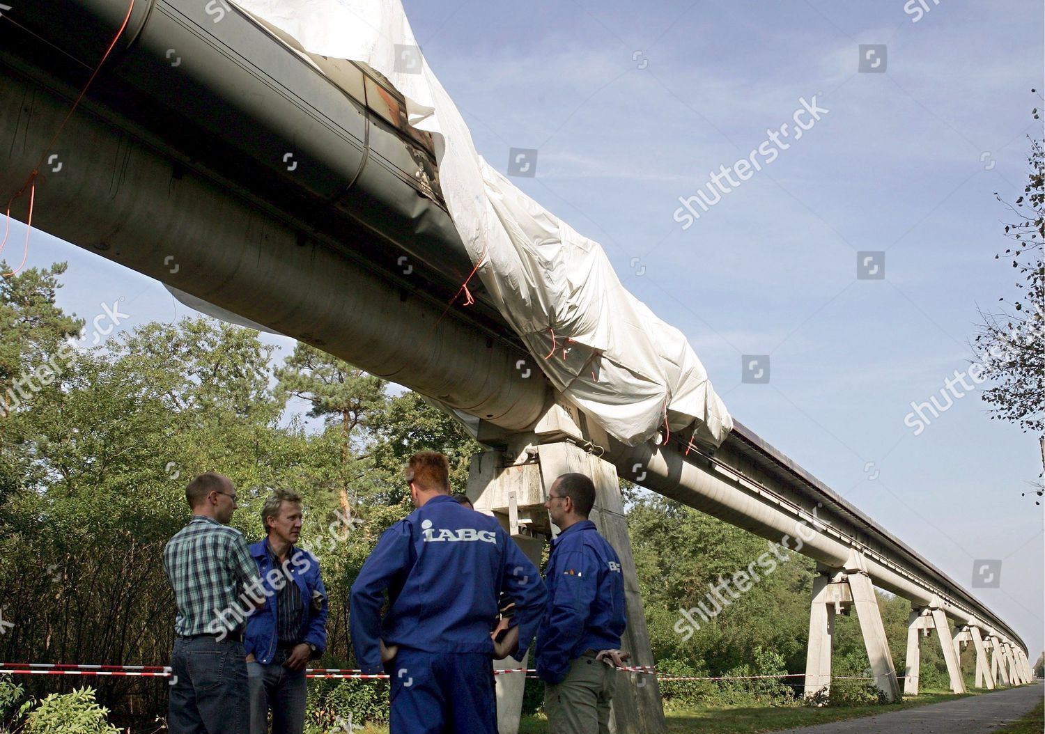 Wreckage Maglev Train Which Crashed On Editorial Stock Photo - Stock ...