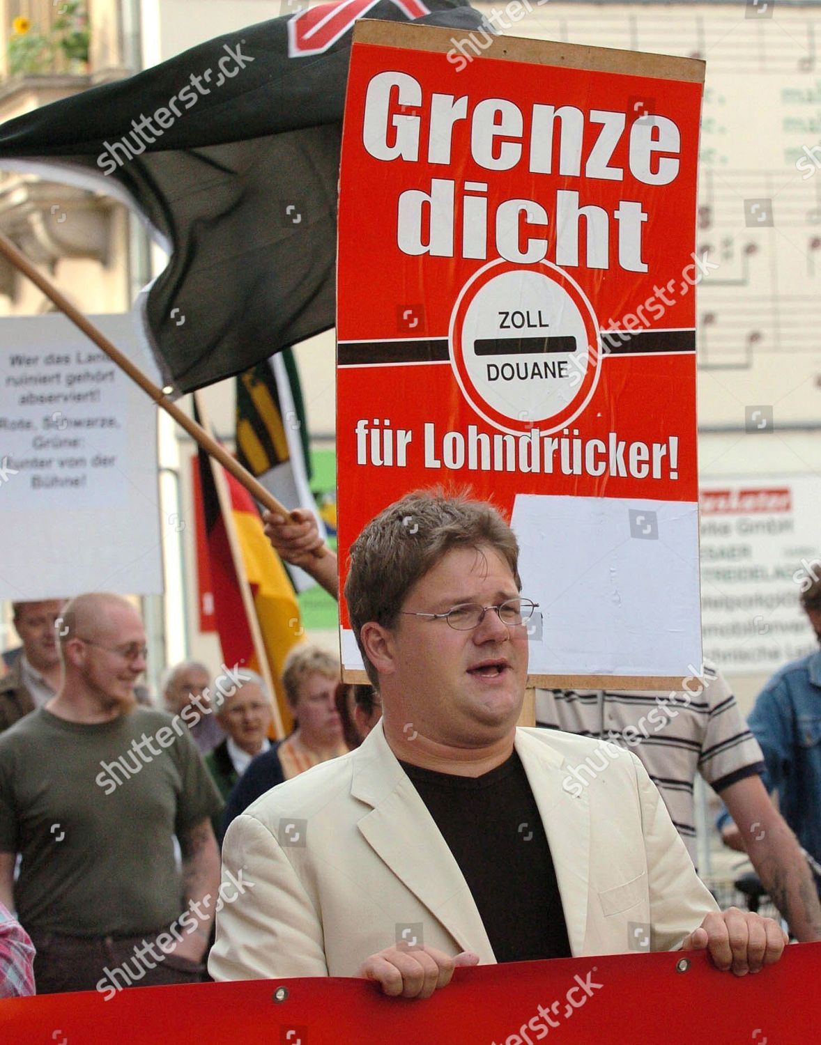 German Neonazi Party Npd Politician Holger Editorial Stock Photo ...