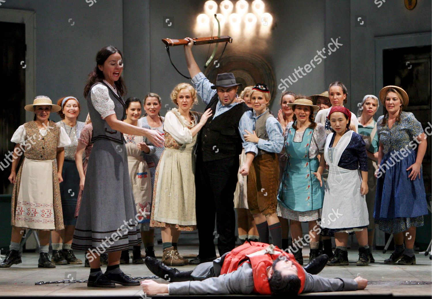 Scene Rehearsal Opera Wilhelm Tell Gioacchino Editorial Stock Photo ...