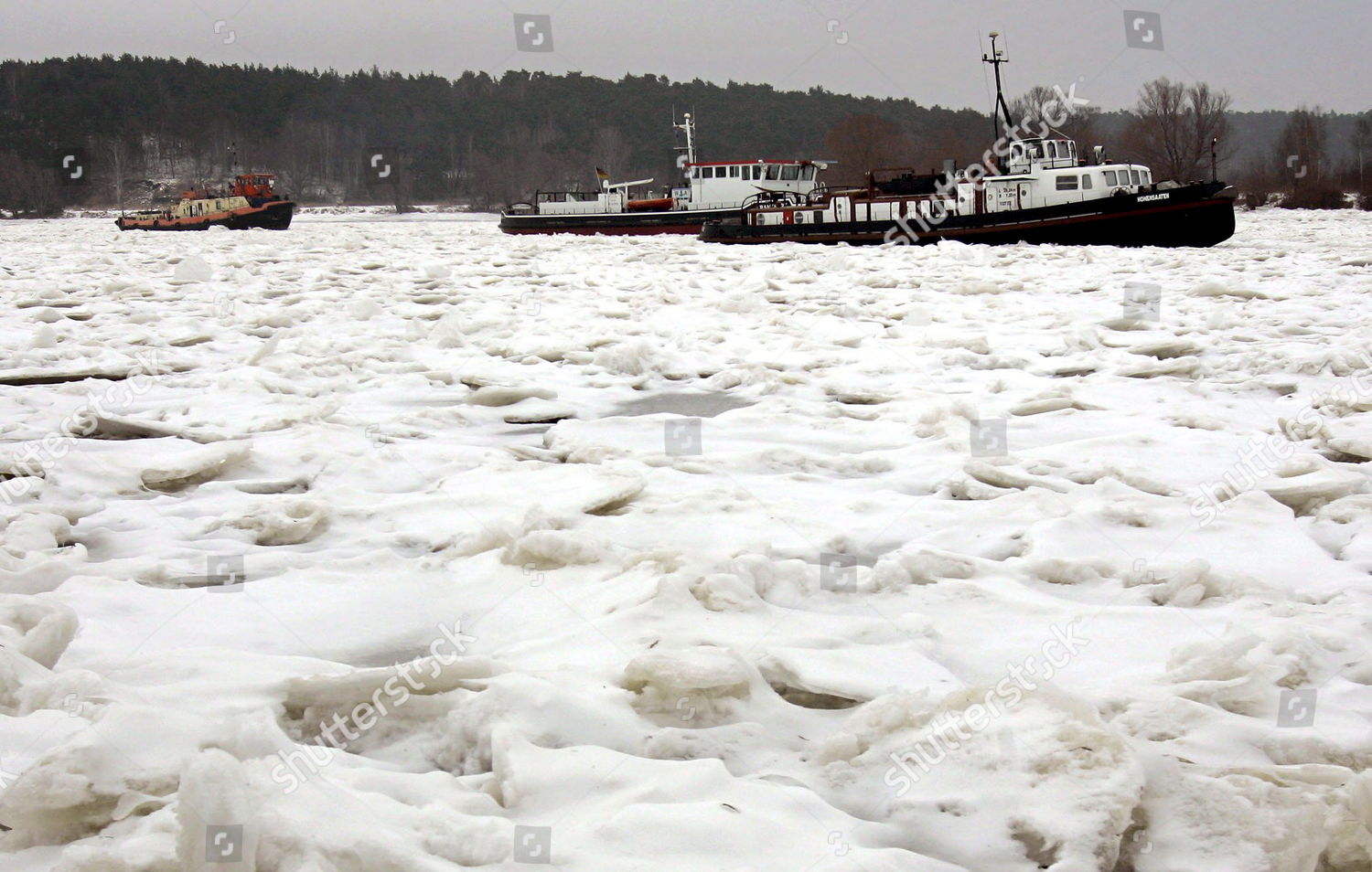 Two German One Polish Icebreaker Open Editorial Stock Photo - Stock ...
