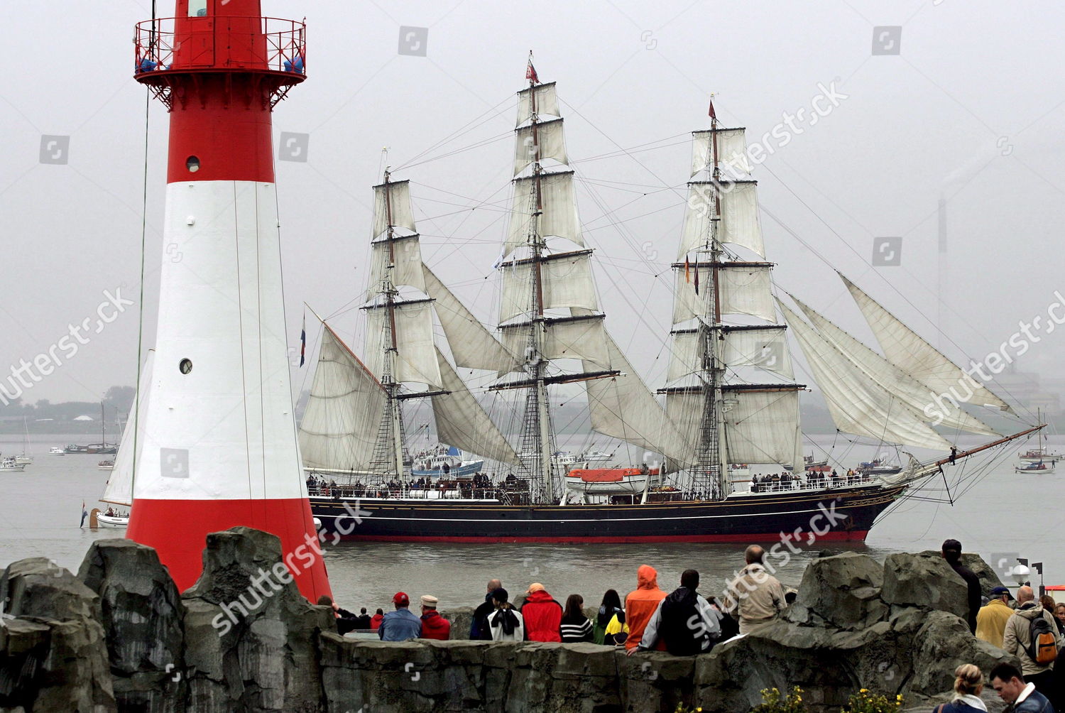 Dutch Full Rigged Ship Stad Amsterdam Editorial Stock Photo - Stock ...