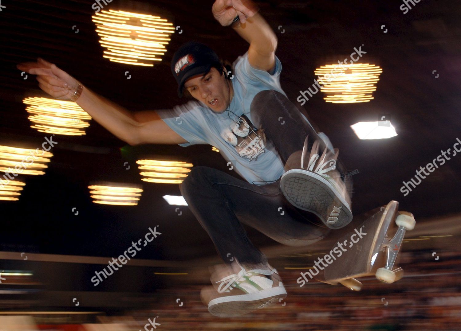 Skater Fabiano Rodrigues Pictured Midair During Editorial Stock Photo ...