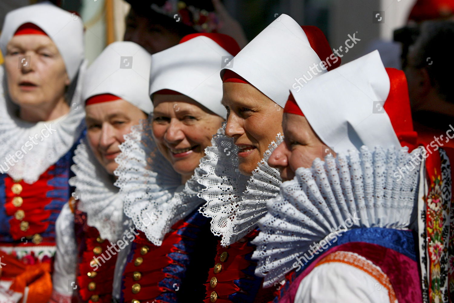 Sudeten German Women Traditional Costume Attend Editorial Stock Photo ...