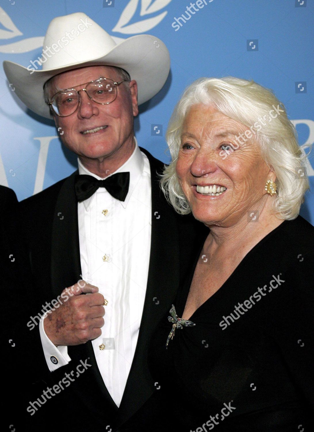 Us Actor Larry Hagman His Wife Editorial Stock Photo - Stock Image ...