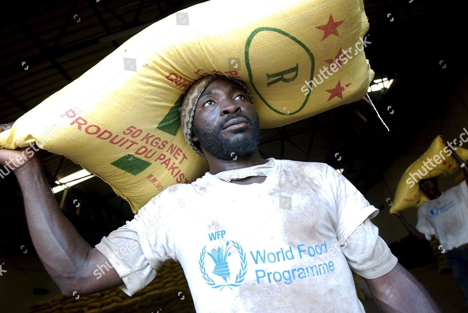 World Food Programme Wfp Volunteer Caries Editorial Stock Photo - Stock ...