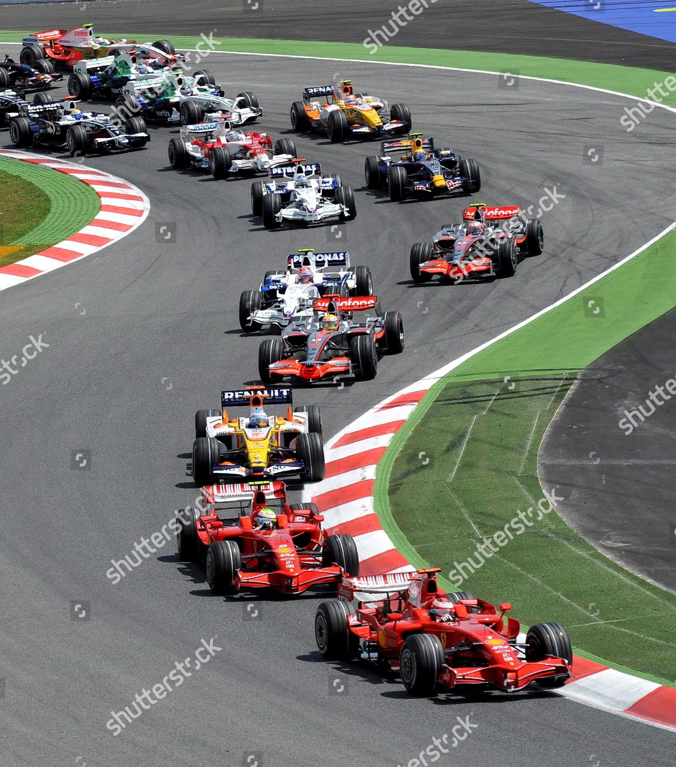 Finnish F1 Driver Kimi Raikkonen Ferrari Editorial Stock Photo - Stock ...
