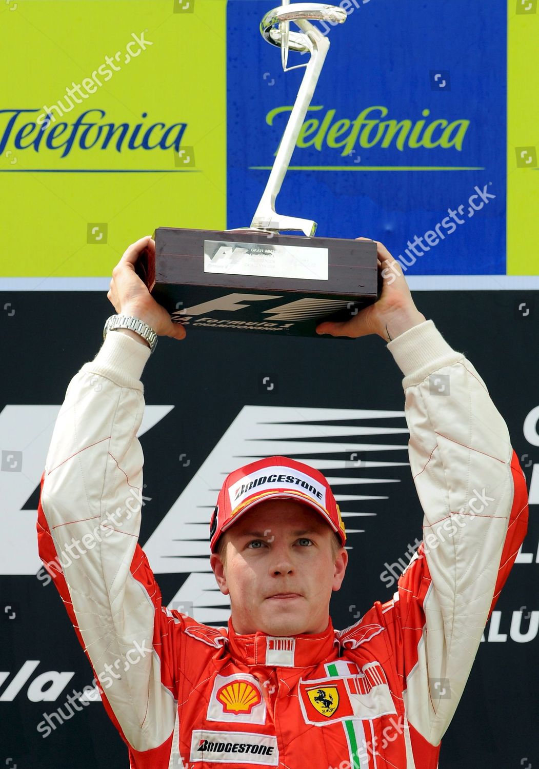 Finnish F1 Driver Kimi Raikkonen Ferrari Editorial Stock Photo - Stock ...