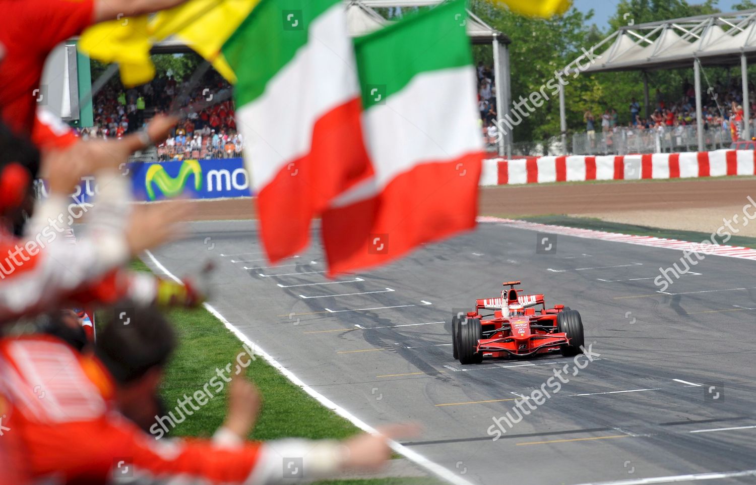 Finnish F1 Driver Kimi Raikkonen Ferrari Editorial Stock Photo - Stock ...