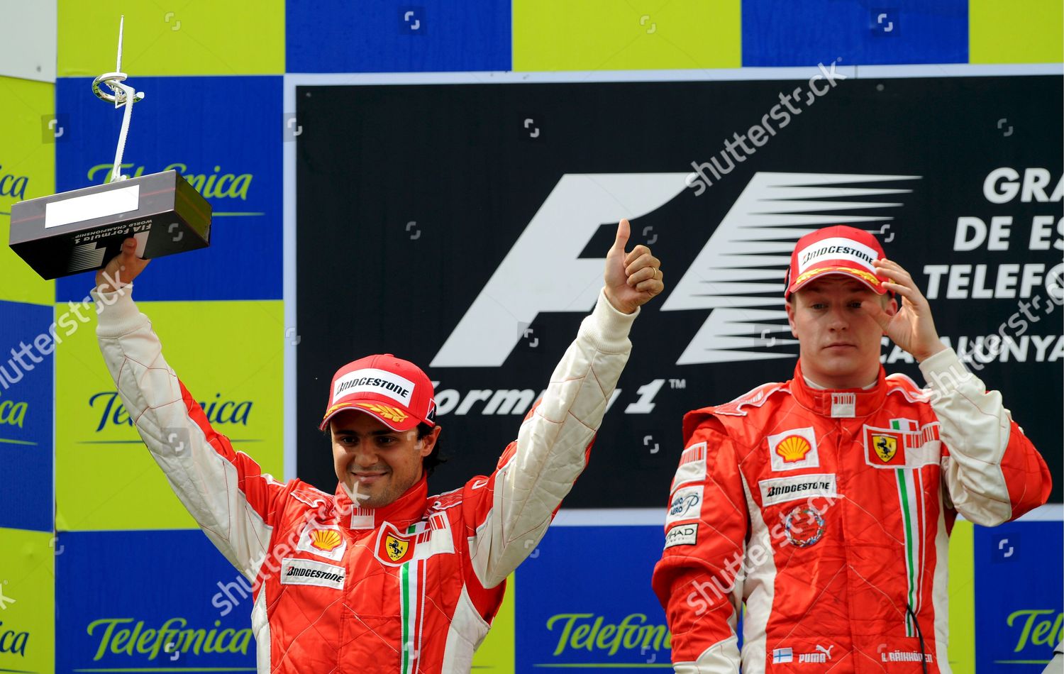 Second Placed Brazilian F1 Driver Felipe Editorial Stock Photo - Stock ...