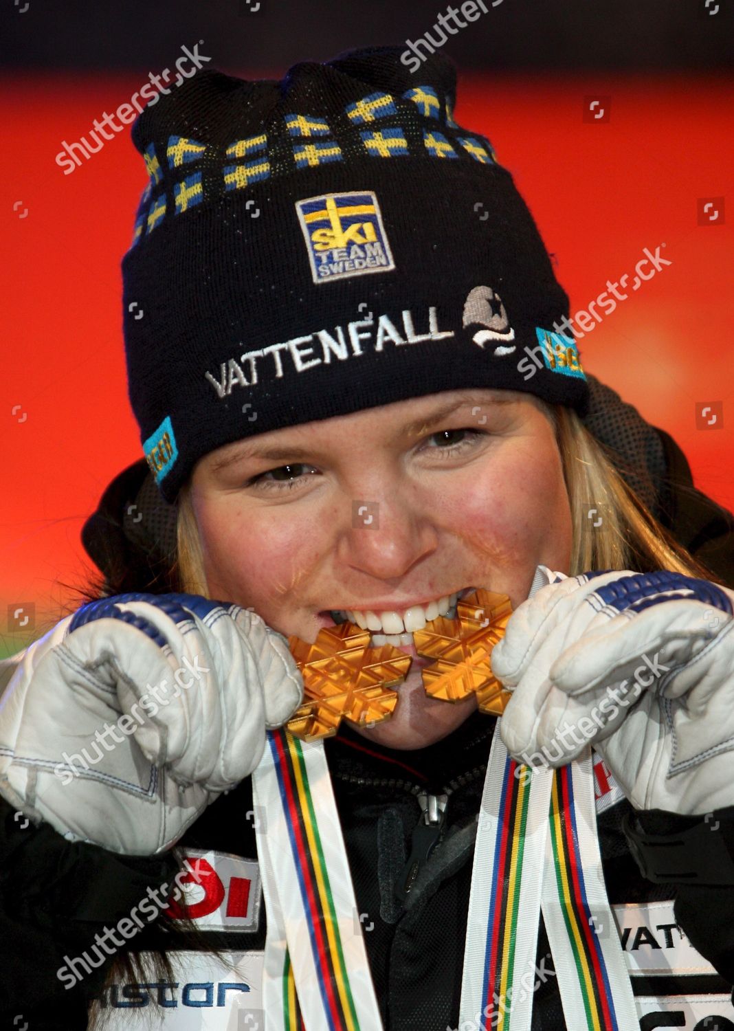 Worldchampion Anja Paerson Sweden Shows Her Editorial Stock Photo ...
