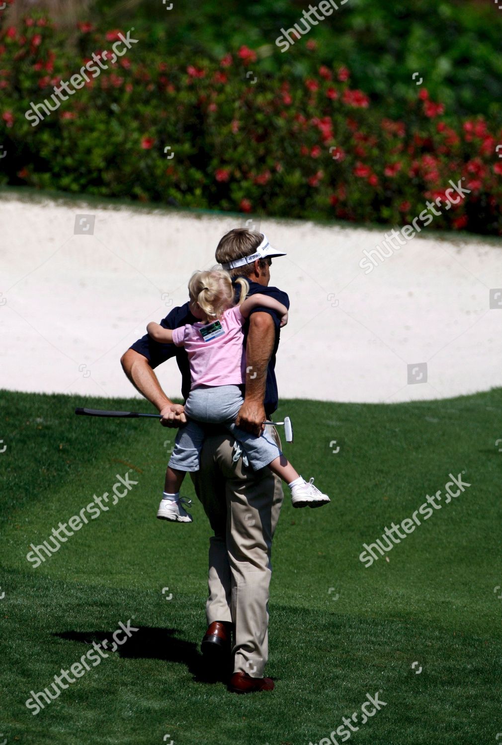 Stuart Appleby Australia Gives His Daughter Editorial Stock Photo ...
