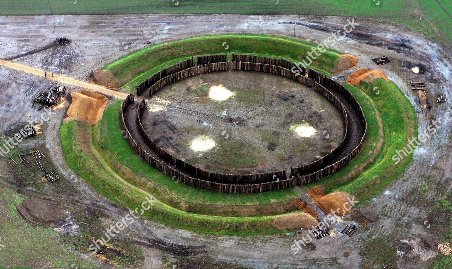 Aerial View Reconstructed Oldest Solar Observatory Editorial Stock ...