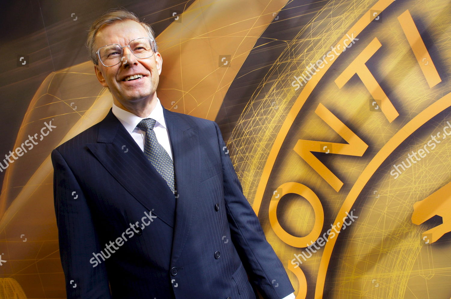 Ceo Continental Ag Manfred Wennemer Poses Editorial Stock Photo - Stock ...