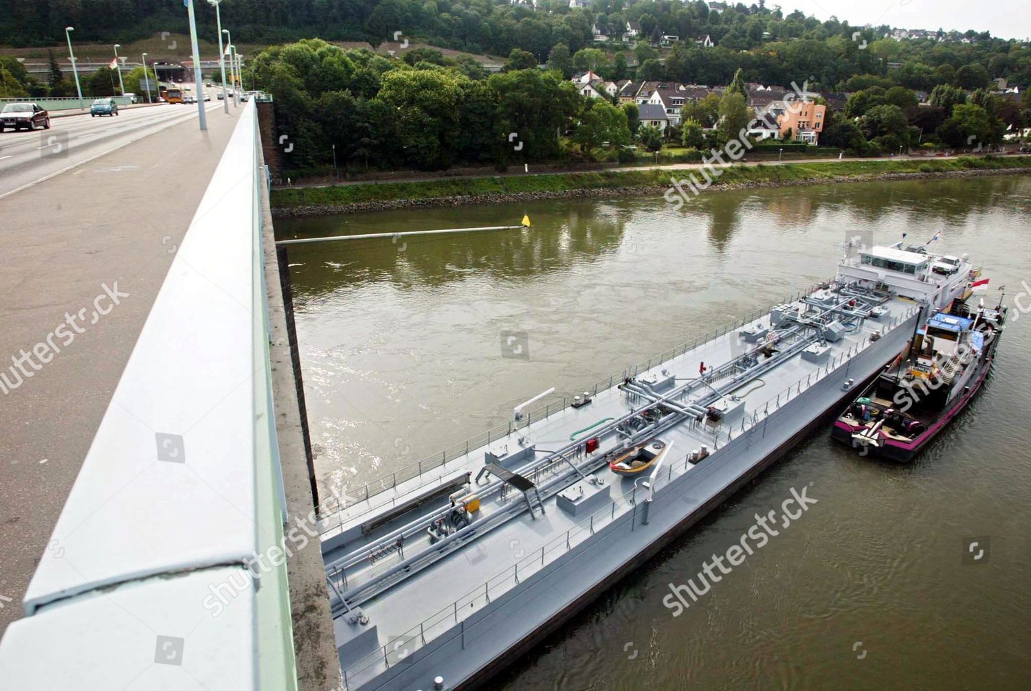 Dutch River Barge Loaded 1 800 Editorial Stock Photo - Stock Image ...