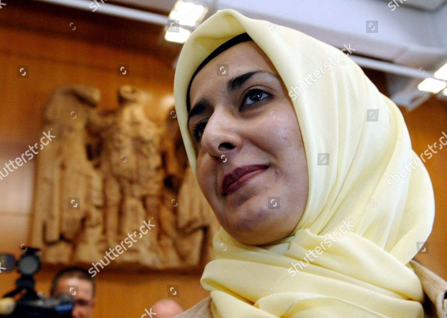 Afghanistanborn Muslim Teacher Fereshta Ludin Speaks Editorial Stock ...