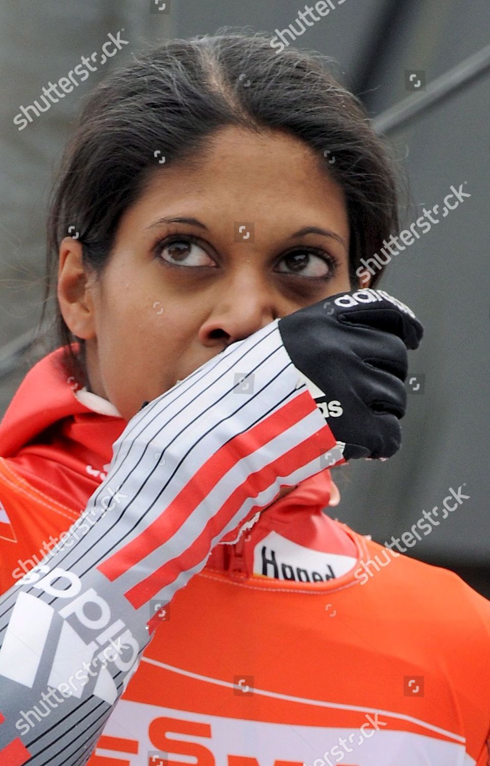 Swiss Skeleton Athlete Jessica Kilian Reacts Editorial Stock Photo ...