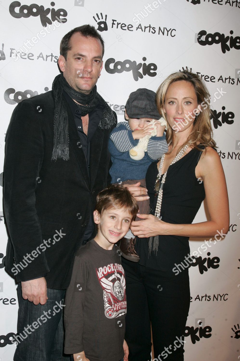 Manuel Boyer Wife Kim Raver Sons Editorial Stock Photo - Stock Image ...