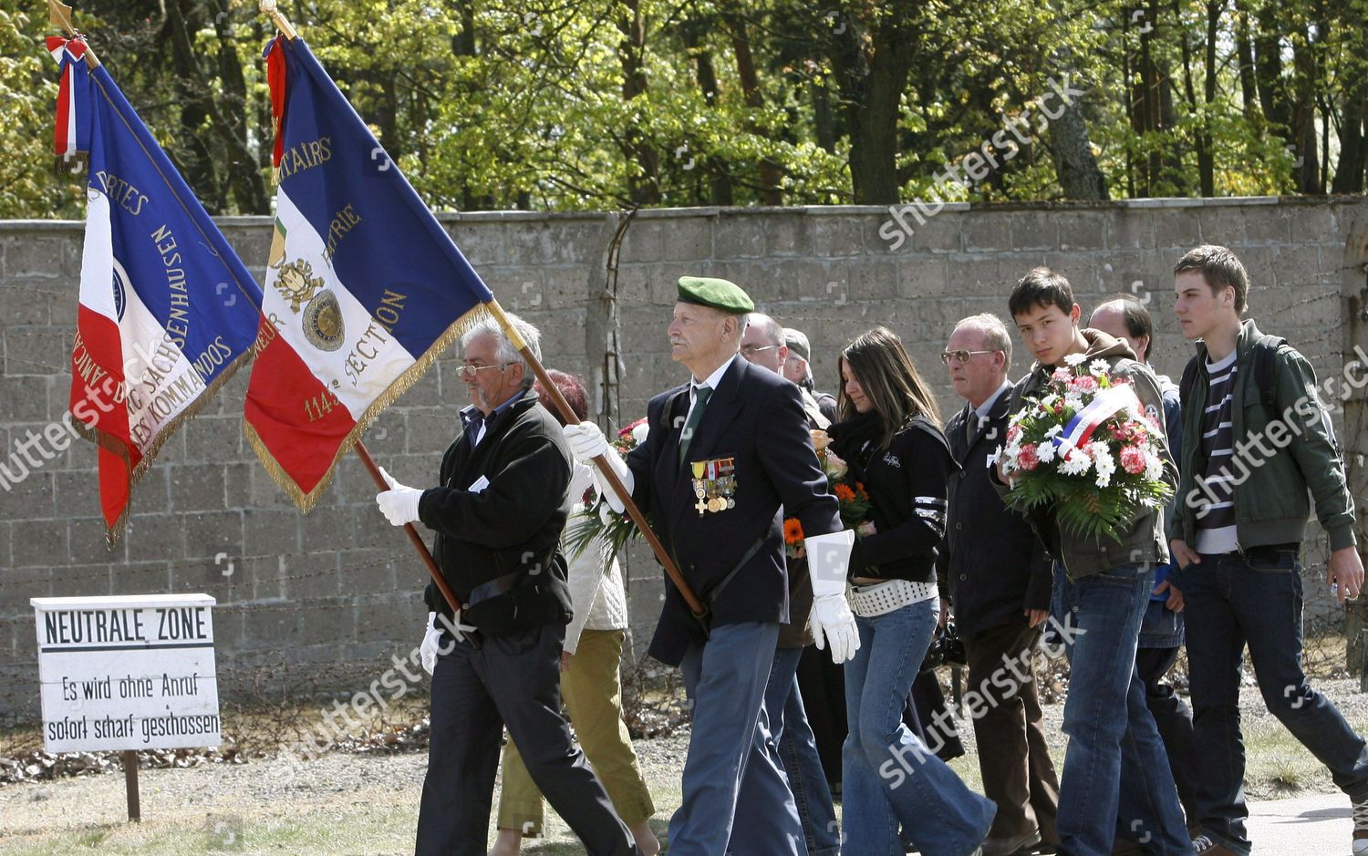 Members French Army Veterans Group March Editorial Stock Photo - Stock ...