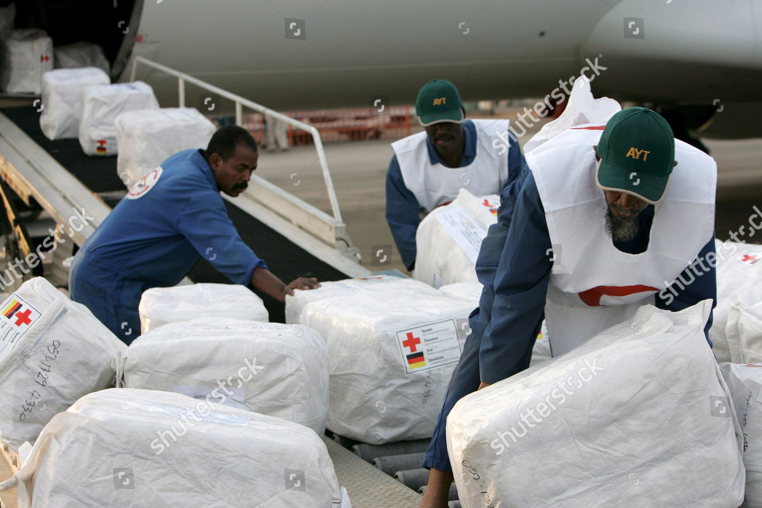 Staff Workers Relief Organisation Sudanese Red Editorial Stock Photo ...