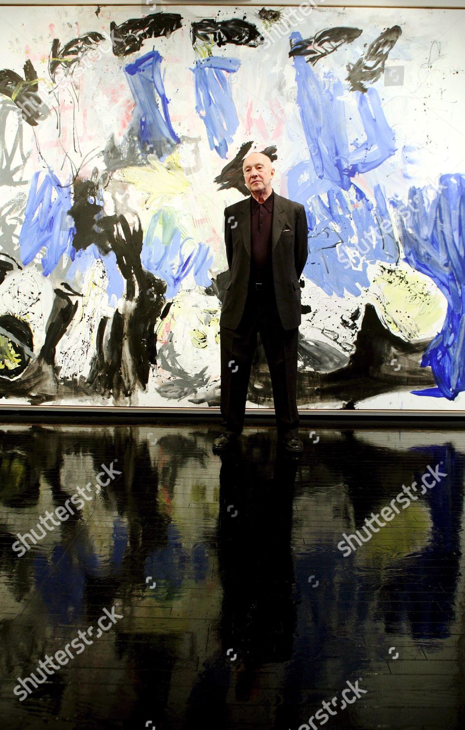 German Artist Georg Baselitz Stands Front Editorial Stock Photo - Stock ...