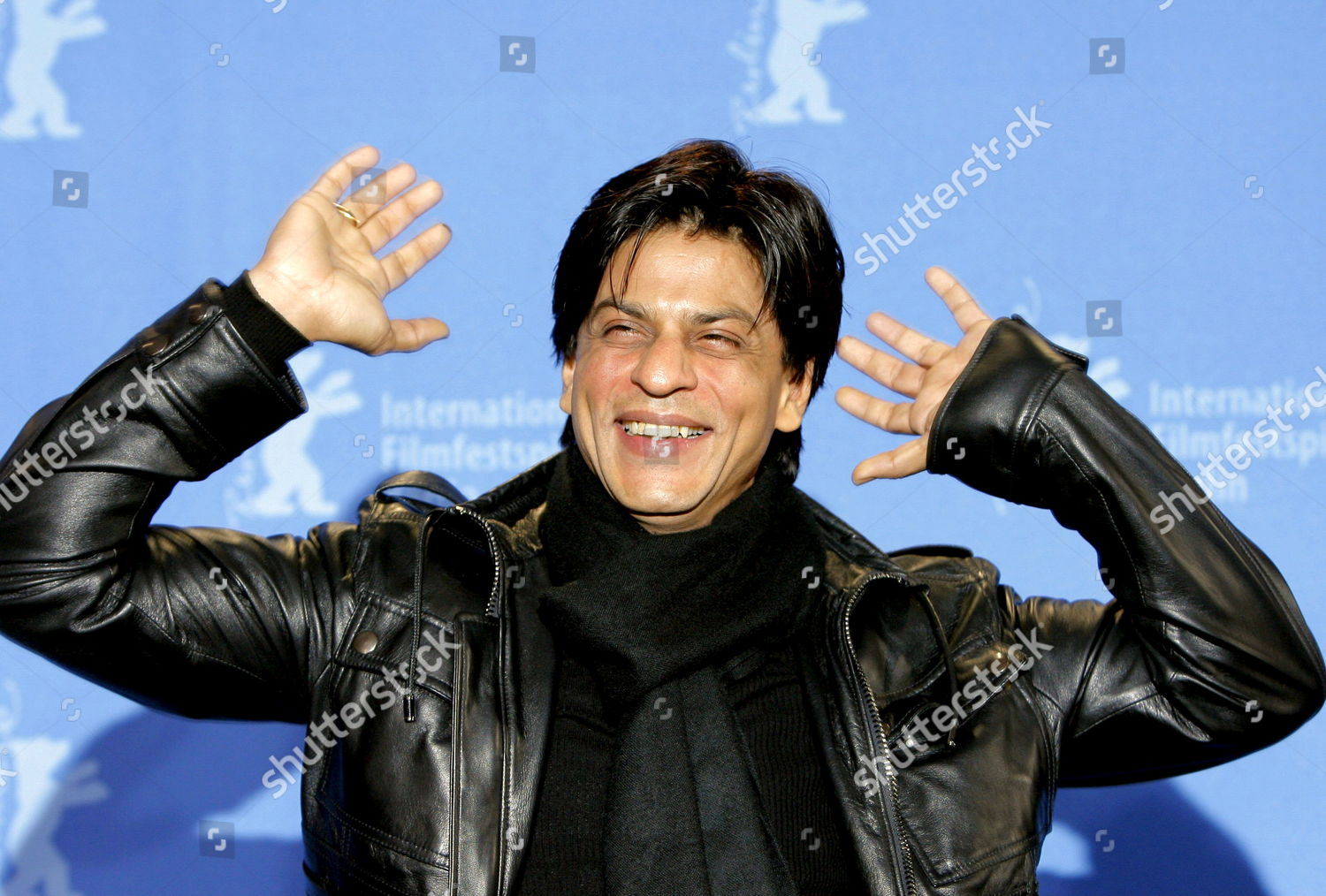 Indian Actor Shah Rukh Khan Poses Editorial Stock Photo - Stock Image ...