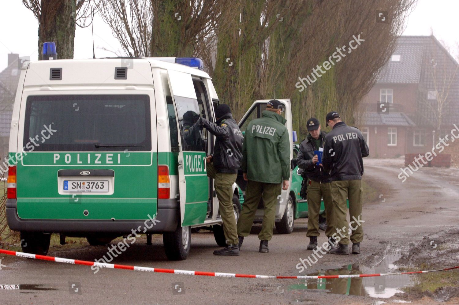 Police Officers Close Off Poultry Farm Editorial Stock Photo - Stock ...