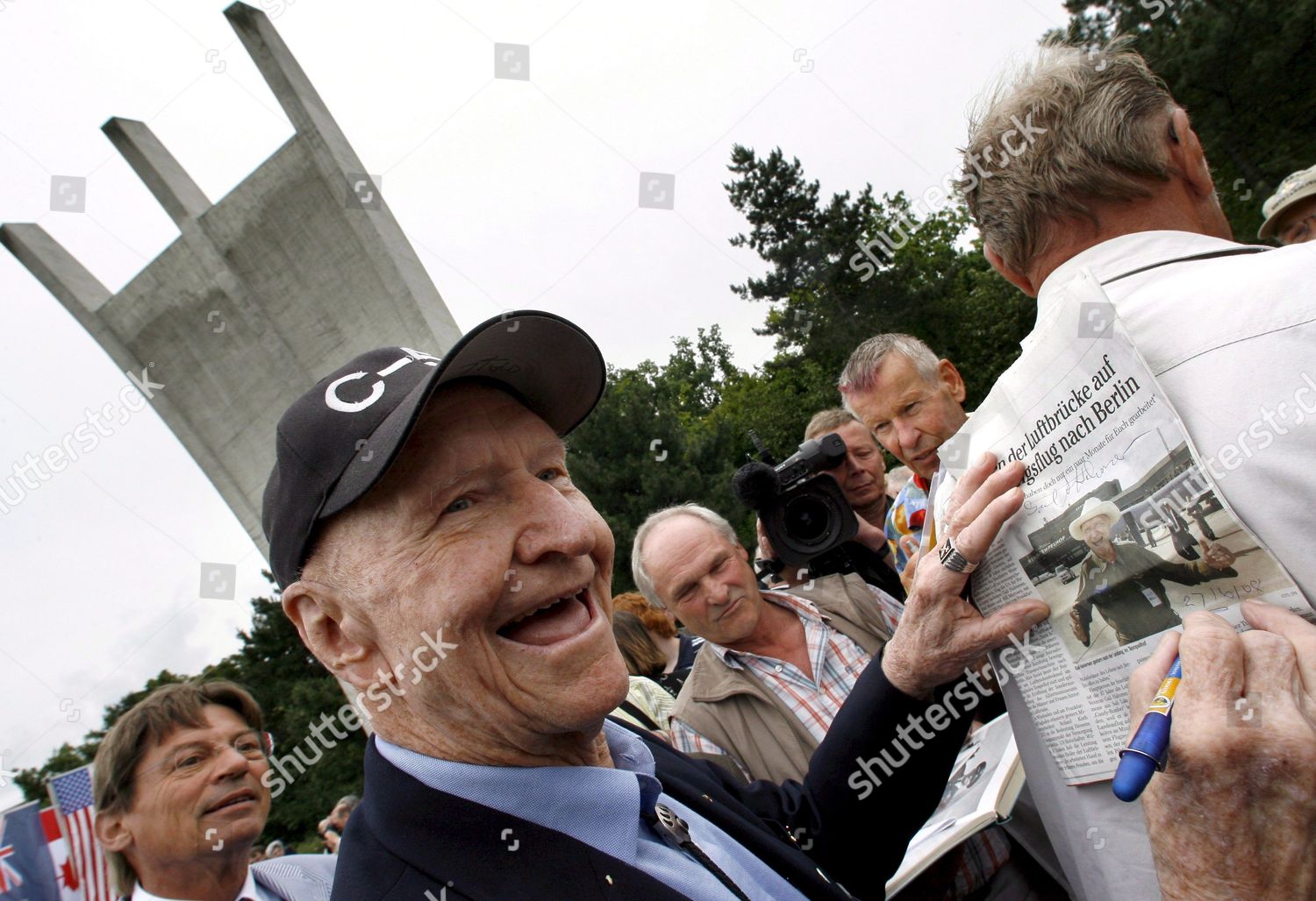 Veteran Berlin Airlift Gail Halvorsen Aka Editorial Stock Photo - Stock ...