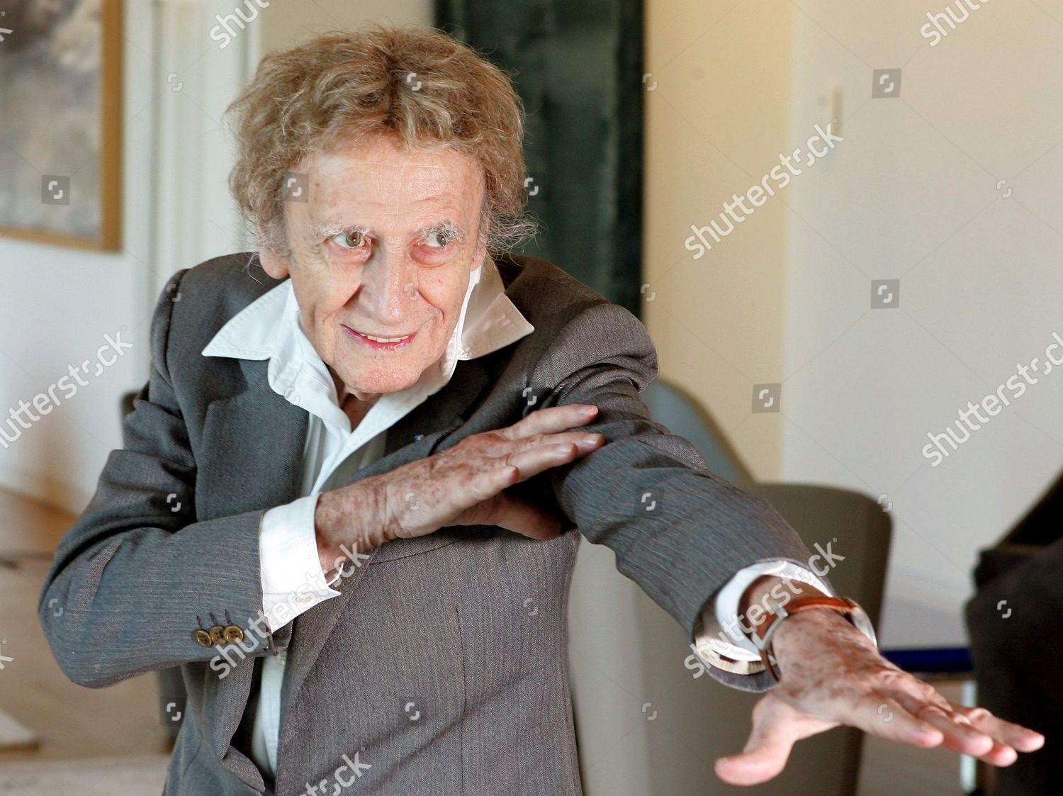 French Pantomime Artist Marcel Marceau Poses Editorial Stock Photo ...
