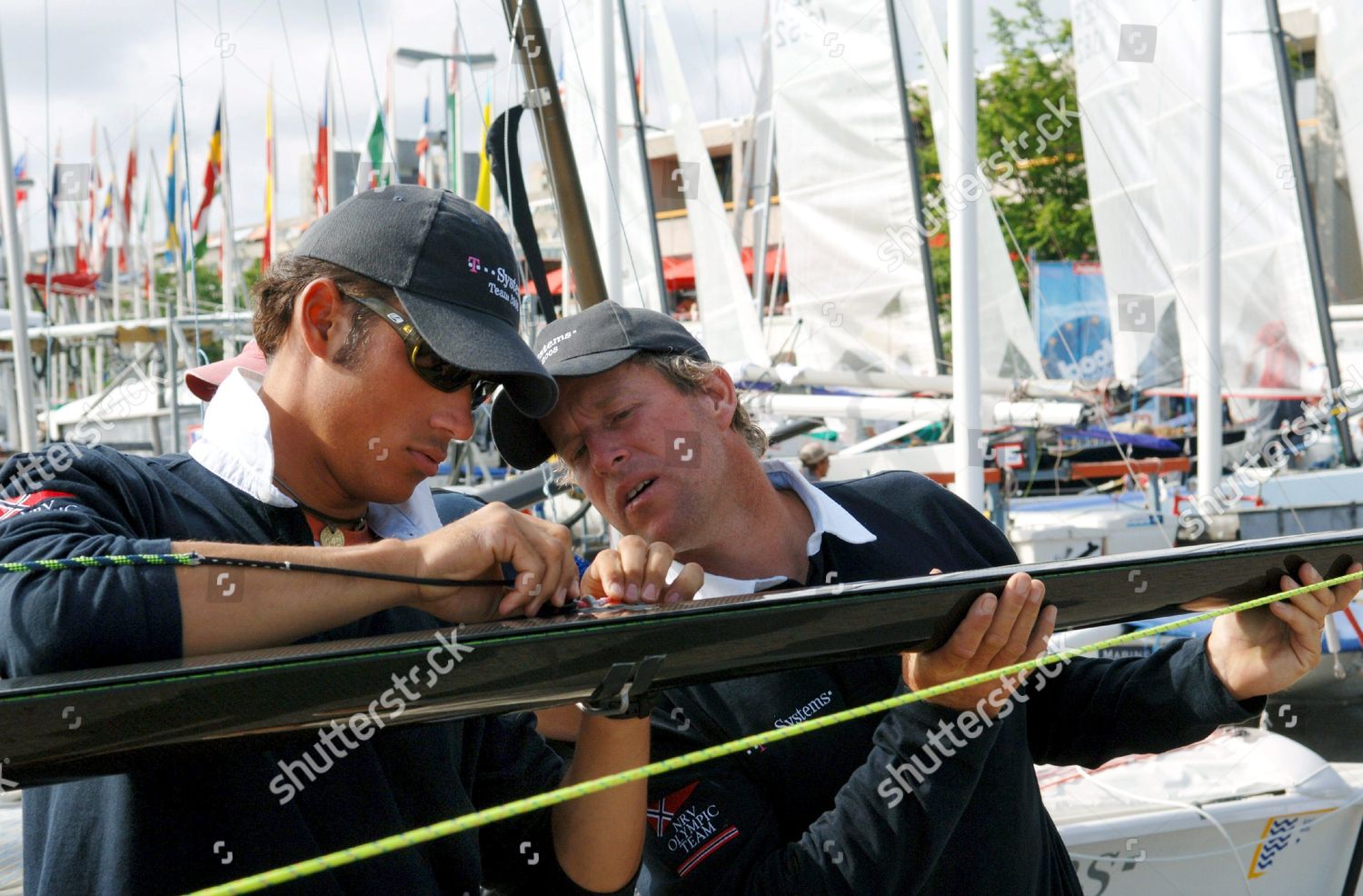 German Tornado Boat Class Sailors Roland Editorial Stock Photo - Stock ...