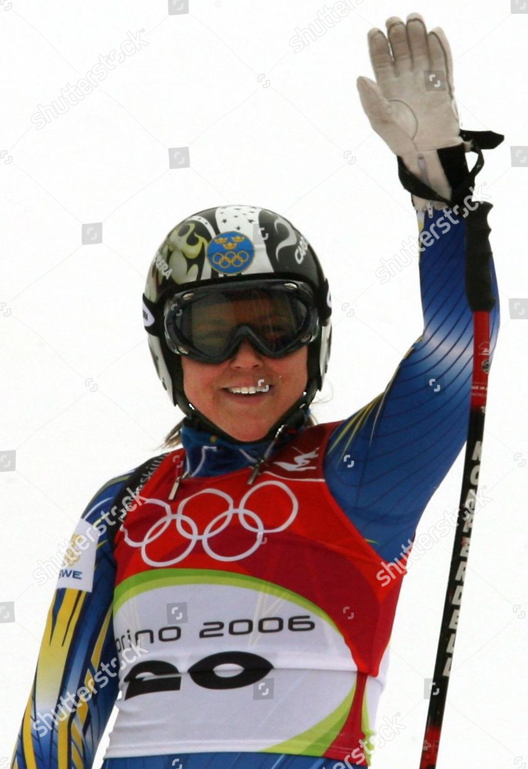 Silver Medal Winner Anja Paerson Sweden Editorial Stock Photo - Stock ...