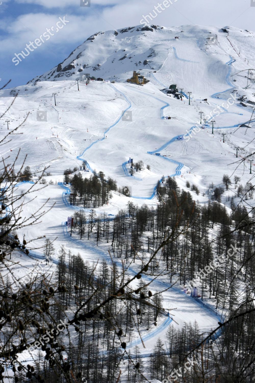 Gerneral View Shows Mens Downhill Course Editorial Stock Photo - Stock ...