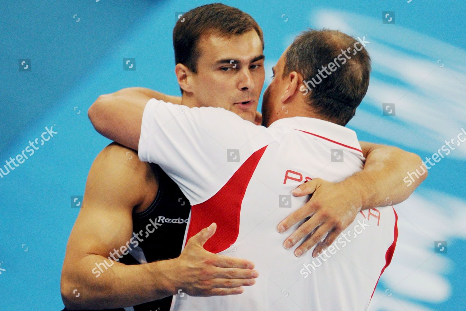 Leszek Blanik Poland Hugging His Coach Editorial Stock Photo - Stock ...