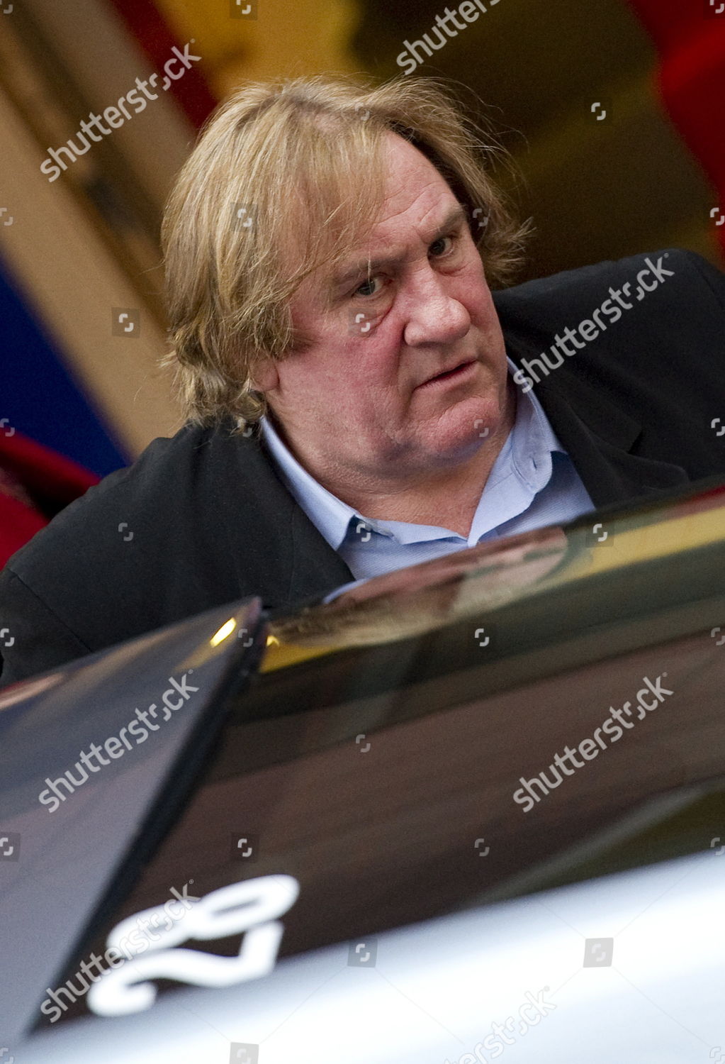 French Actor Gerard Depardieu Arrives Photocall Editorial Stock Photo ...