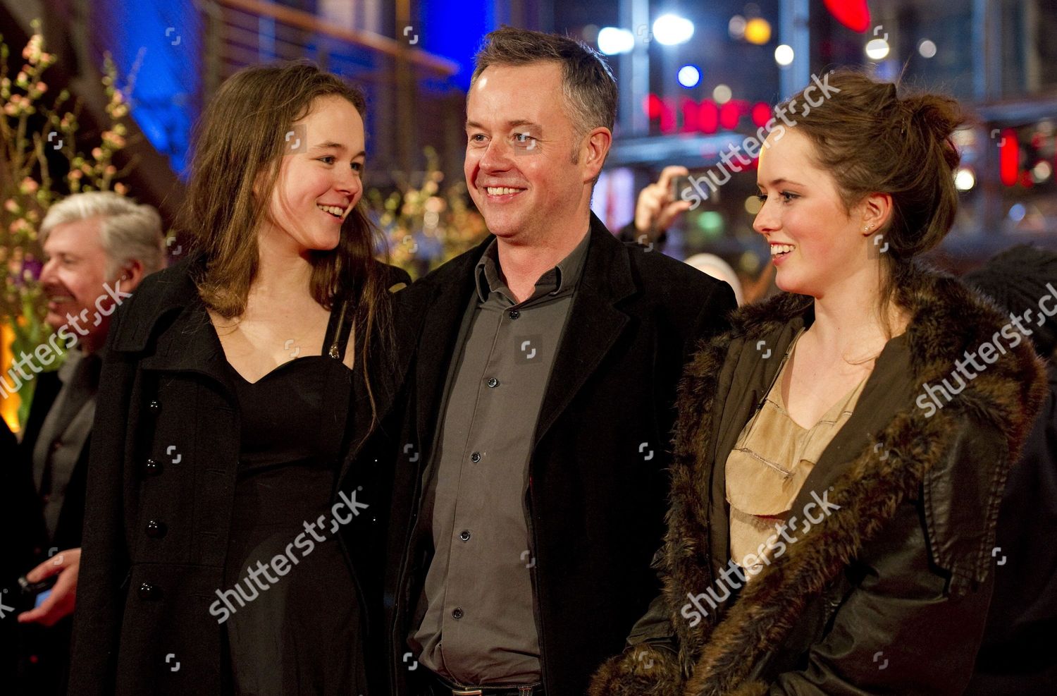 British Director Michael Winterbottom His Daughters Editorial Stock ...