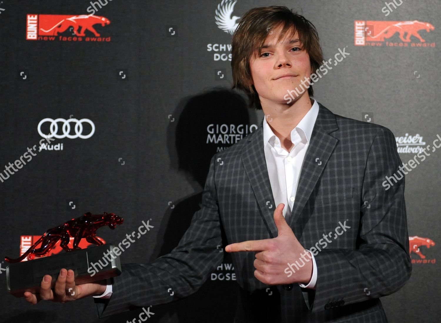 German Actor Theo Trebs Poses His Editorial Stock Photo - Stock Image ...