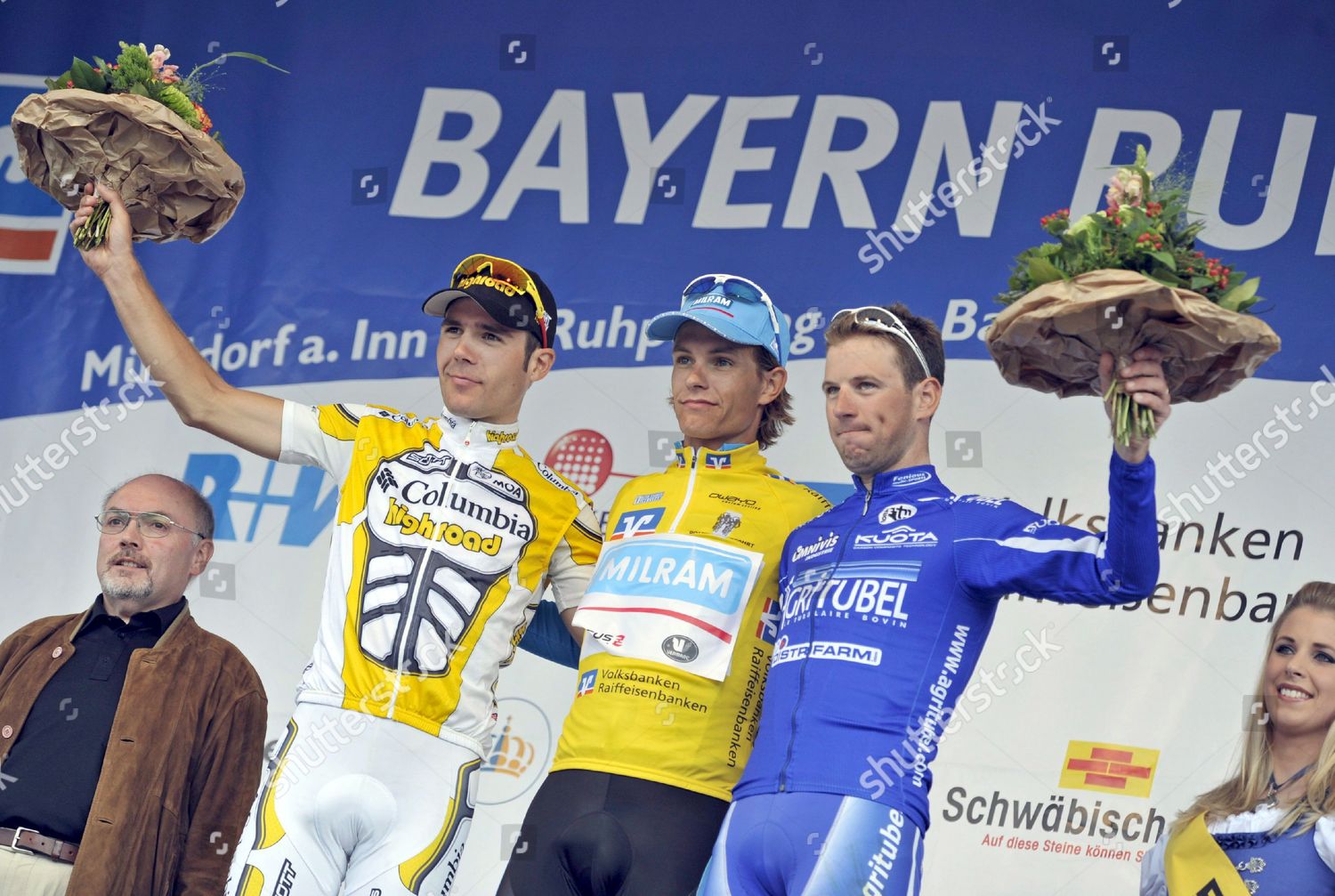Winner Linus Gerdemann C Team Milram Editorial Stock Photo - Stock ...