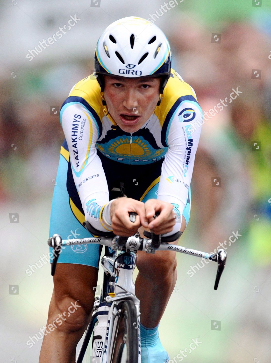 Slovenian Cyclist Janez Brajkovic Team Astana Editorial Stock Photo ...