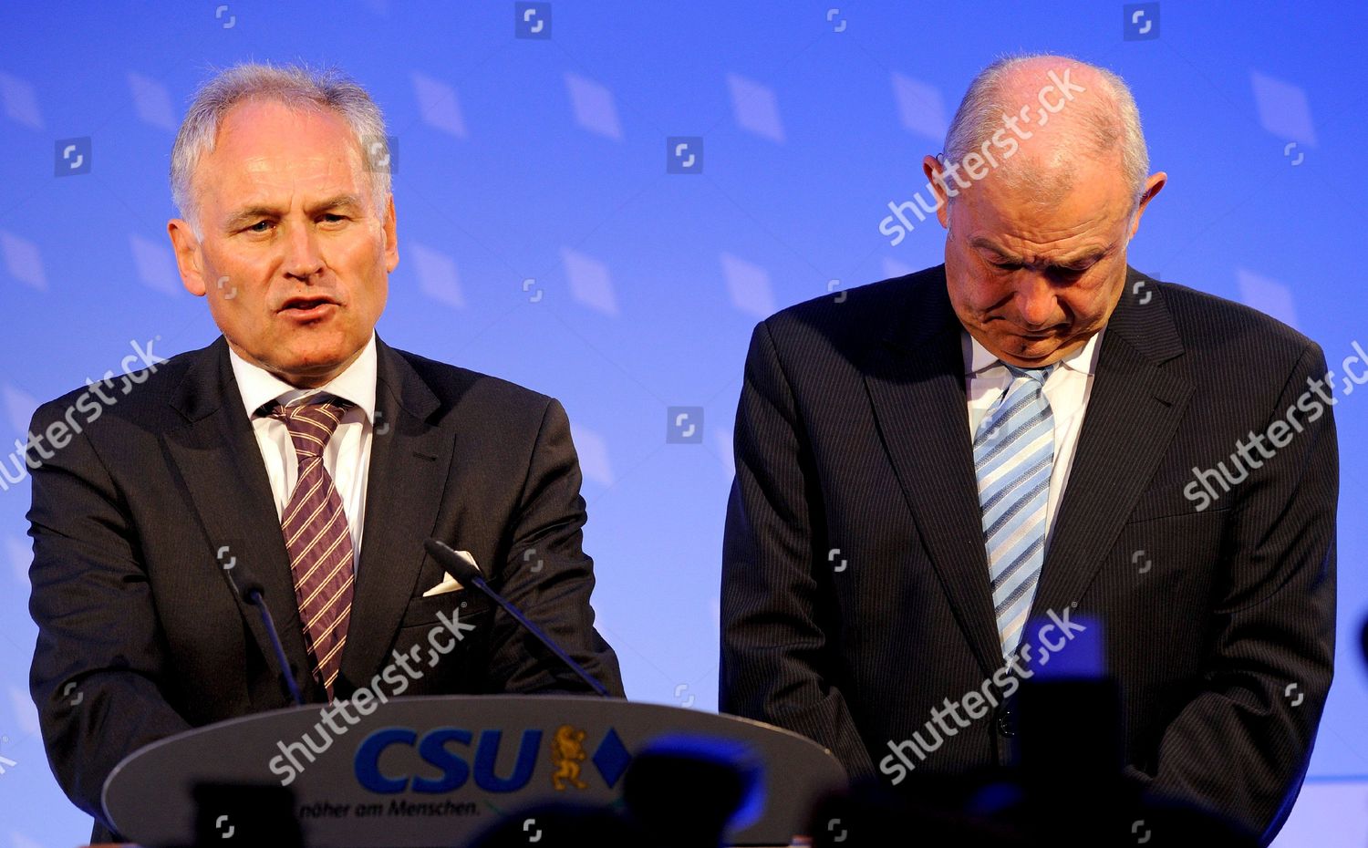 Csu Chairman Erwin Huber L Bavarian Editorial Stock Photo - Stock Image ...
