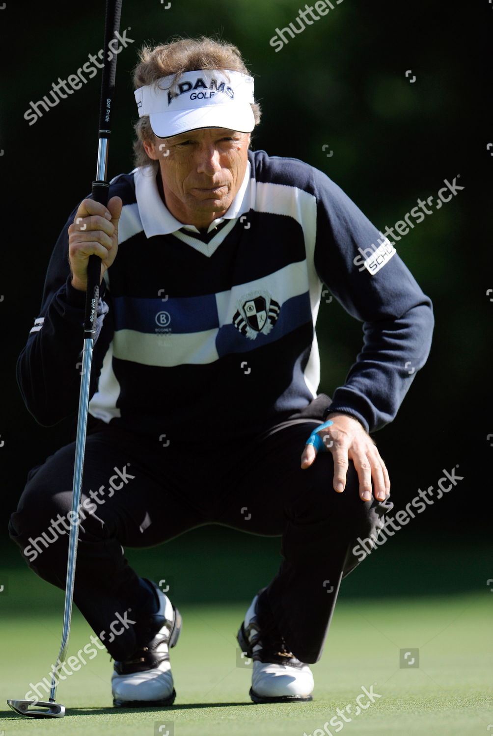 German Professional Golfer Bernhard Langer Eyes Editorial Stock Photo ...